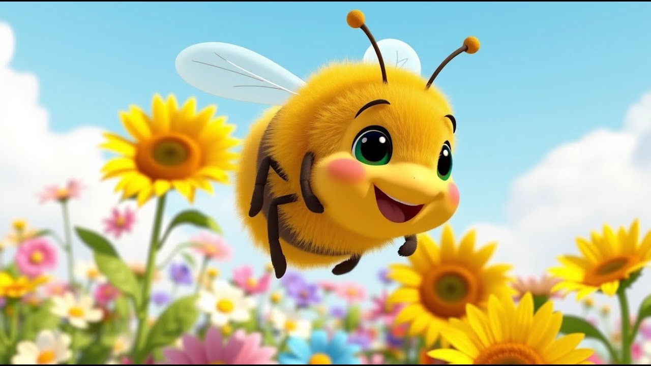 The Busy Bumblebee | Nursery Rhymes |Kids Songs| Kids Animation | Kids ...