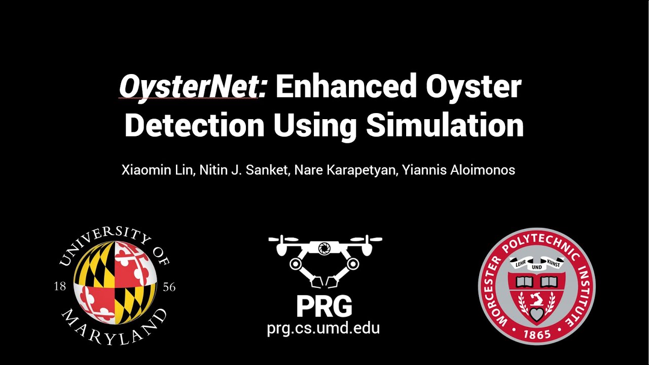 OysterNet: Enhanced Oyster Detection Using Simulation - YouTube