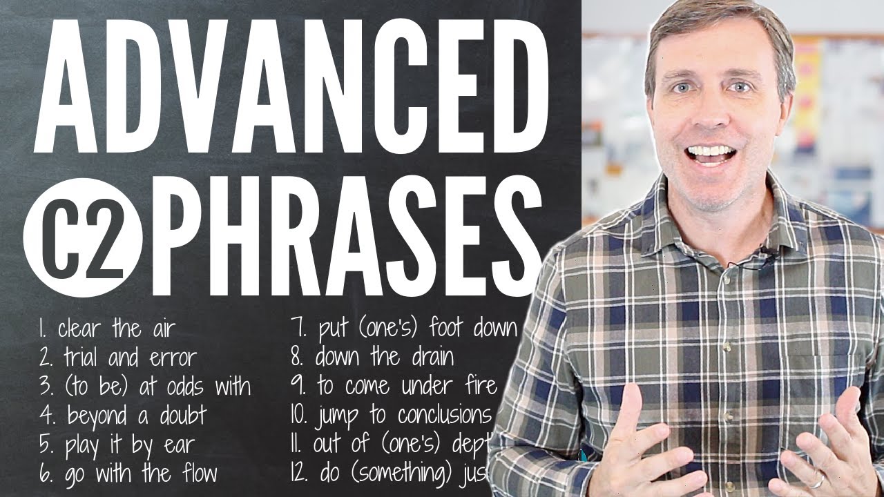 Advanced (C2) Phrases to Build Your Vocabulary - YouTube
