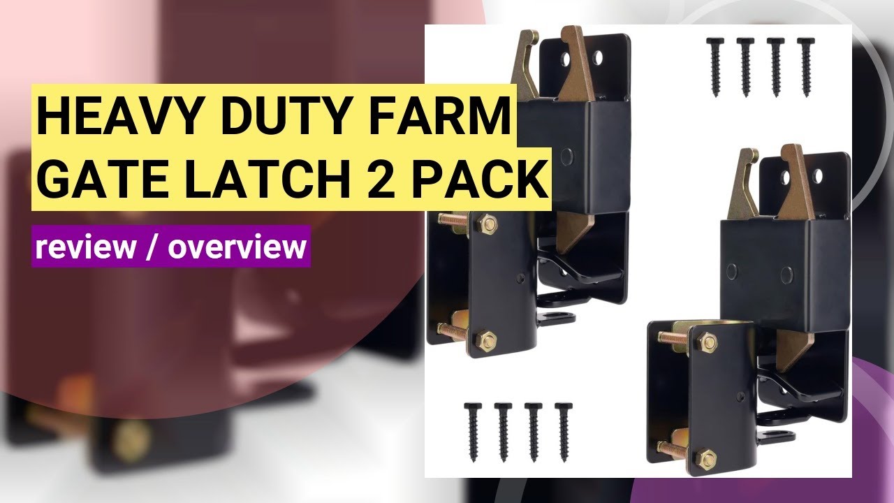 Review: Heavy Duty 2-Way Farm Gate Latch for Secure Livestock ...