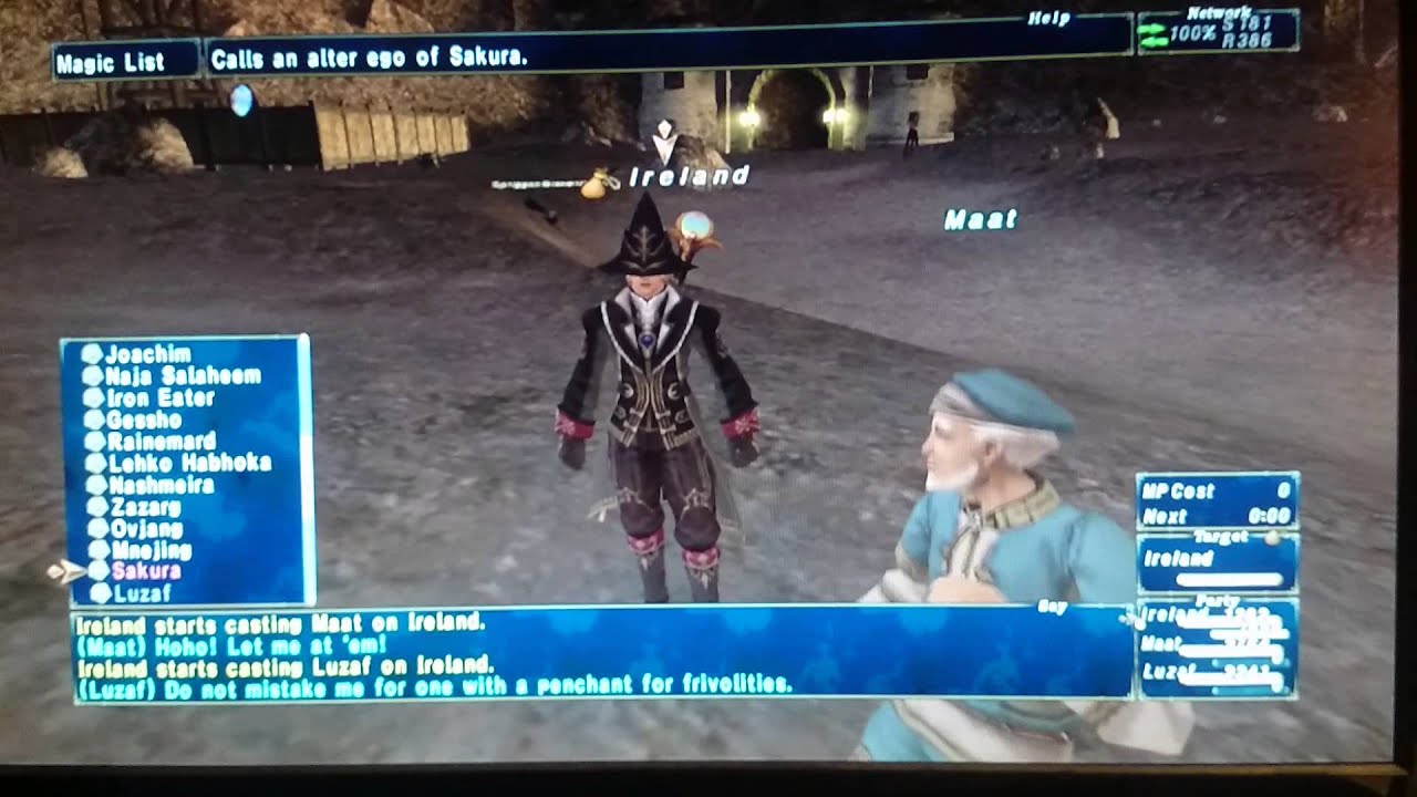 Final Fantasy XI FFXI BLM99WHM49 BLM Black Mage North Gustaberg 30.09. ...