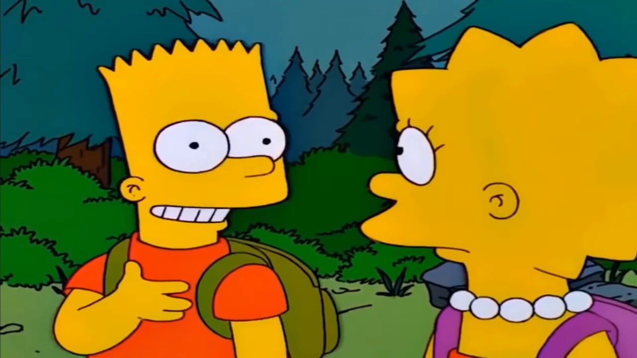 The simpsons (심슨) Brother and sister on a picnic - YouTube