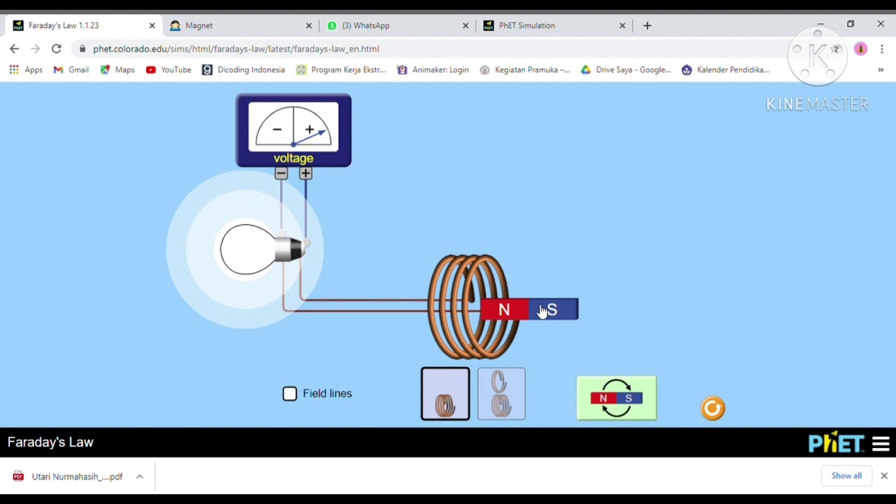 Virtual Lab Medan Magnet - YouTube