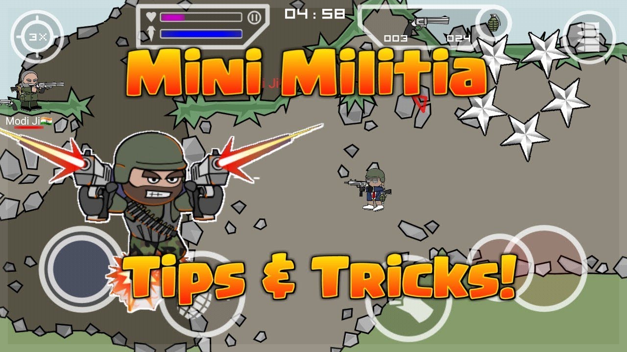 Doodle Army 2 (Mini militia) Best Tips & Tricks *game play 2017* - YouTube