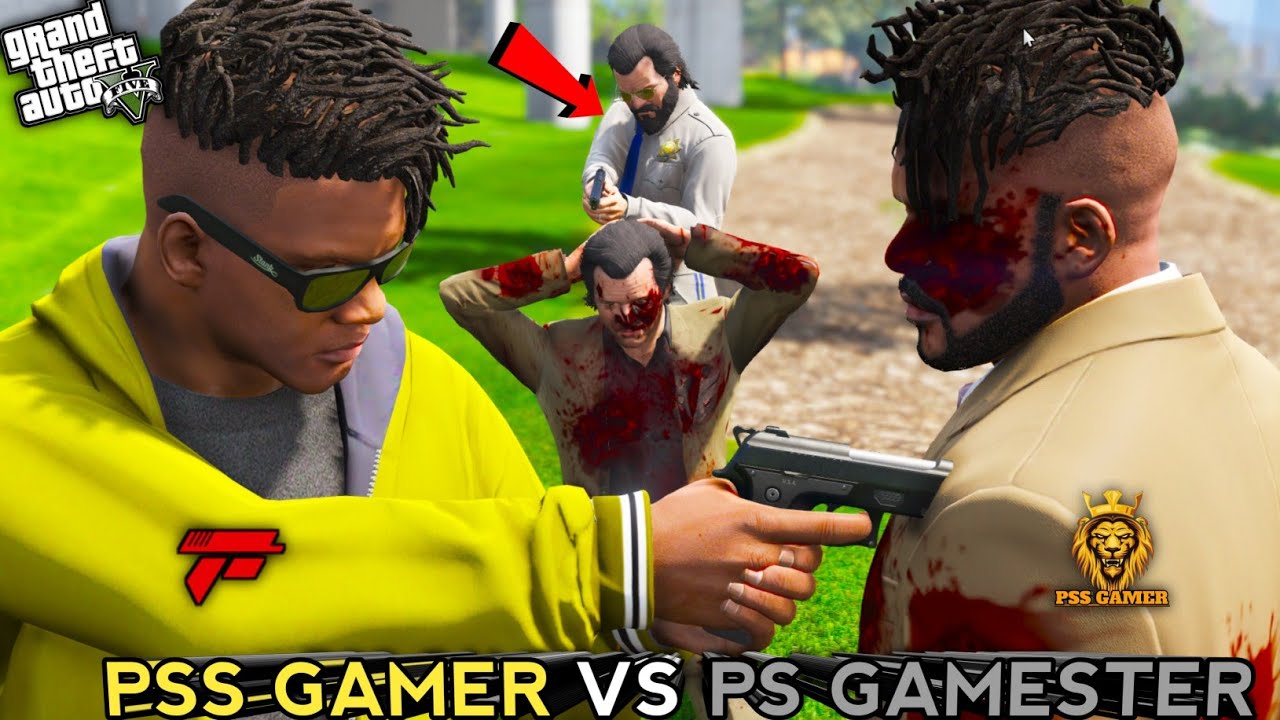 GTA 5: Finally PSS Gamer Take Revenge From PS Gamester🤬😈Ps Gamester Run ...