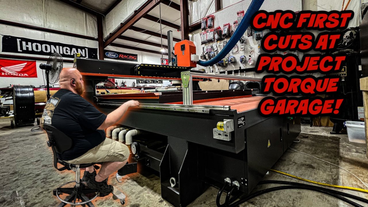 CNC IS UP AND RUNNING AT PROJECT TORQUE HEADQUARTERS - YouTube