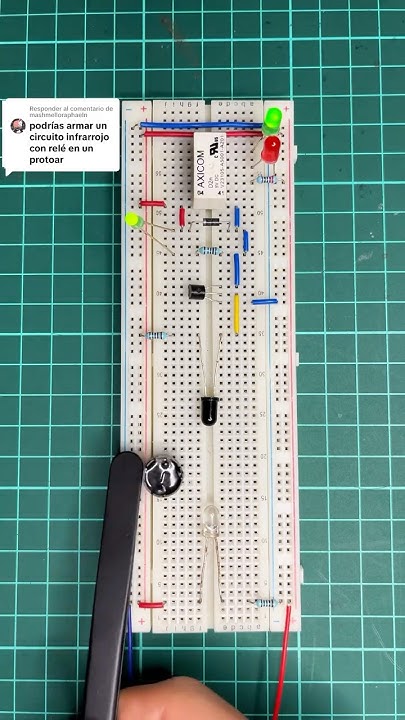 Circuito detector de objetos con LED Infrarroja y foto Transistor | #LaElectronicaGT - YouTube