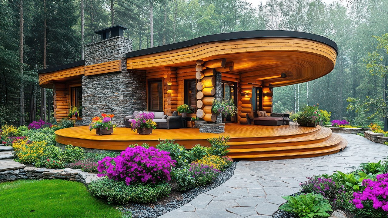100 Modern Log Cabin Design Inspirations: Timeless Beauty Wooden House ...