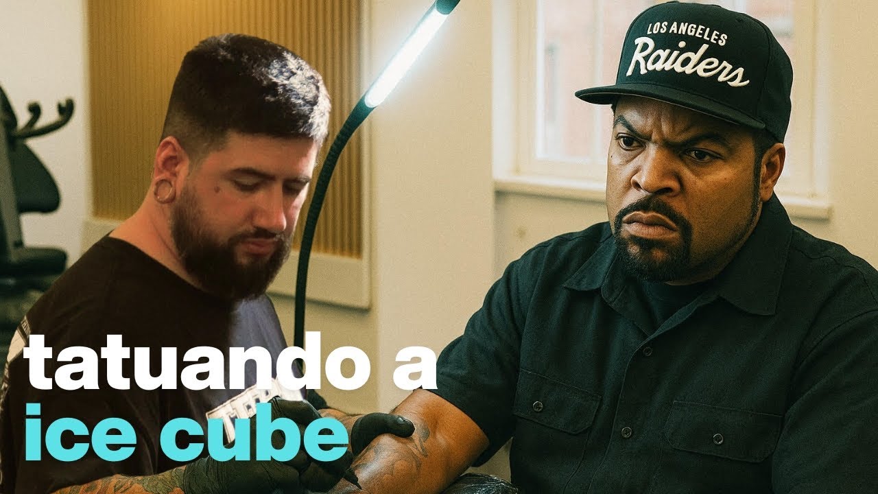 TATUANDO A ICE CUBE... timelapse tattoo - YouTube