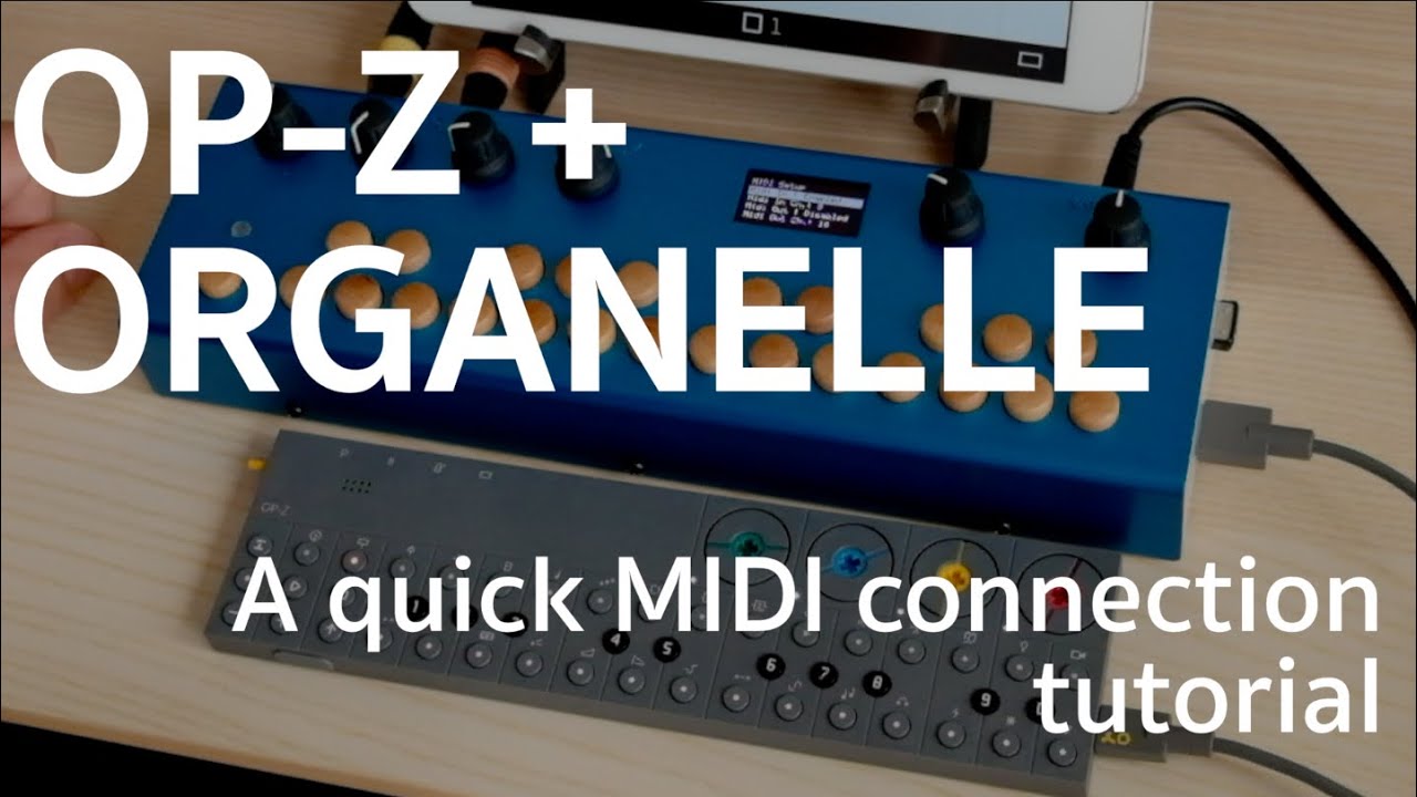 OP-Z + Organelle - a quick MIDI settings tutorial - YouTube