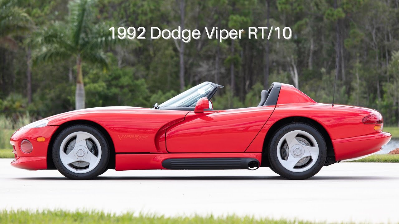 1992 Dodge Viper RT/10 - YouTube
