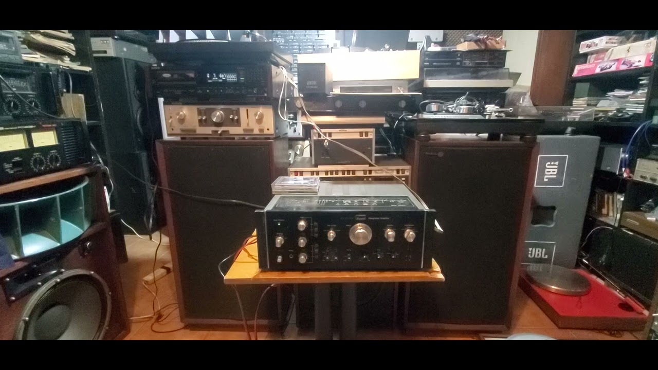 SANSUI AU 11000 THE BEST SANSUI AMPLIFIER !! , RECTILINEAR III SPEAKERS ...
