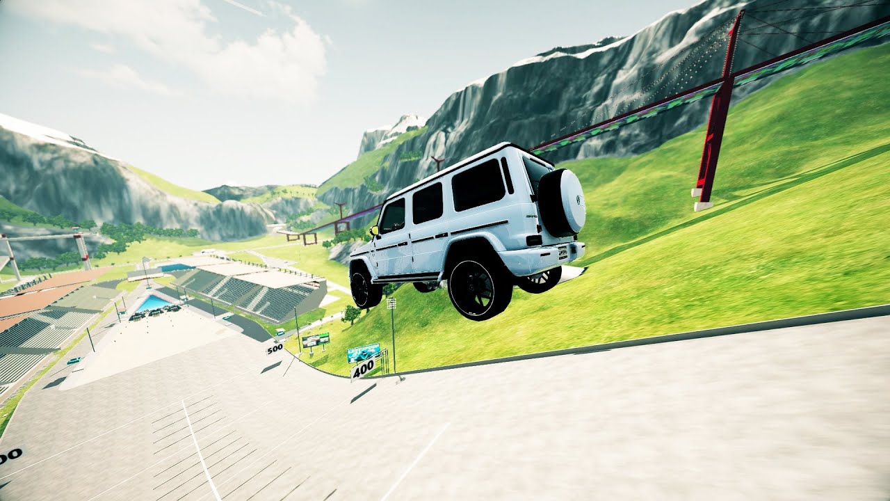 High Speed Jump of Destruction Compilation #3 BeamNG Drive - YouTube