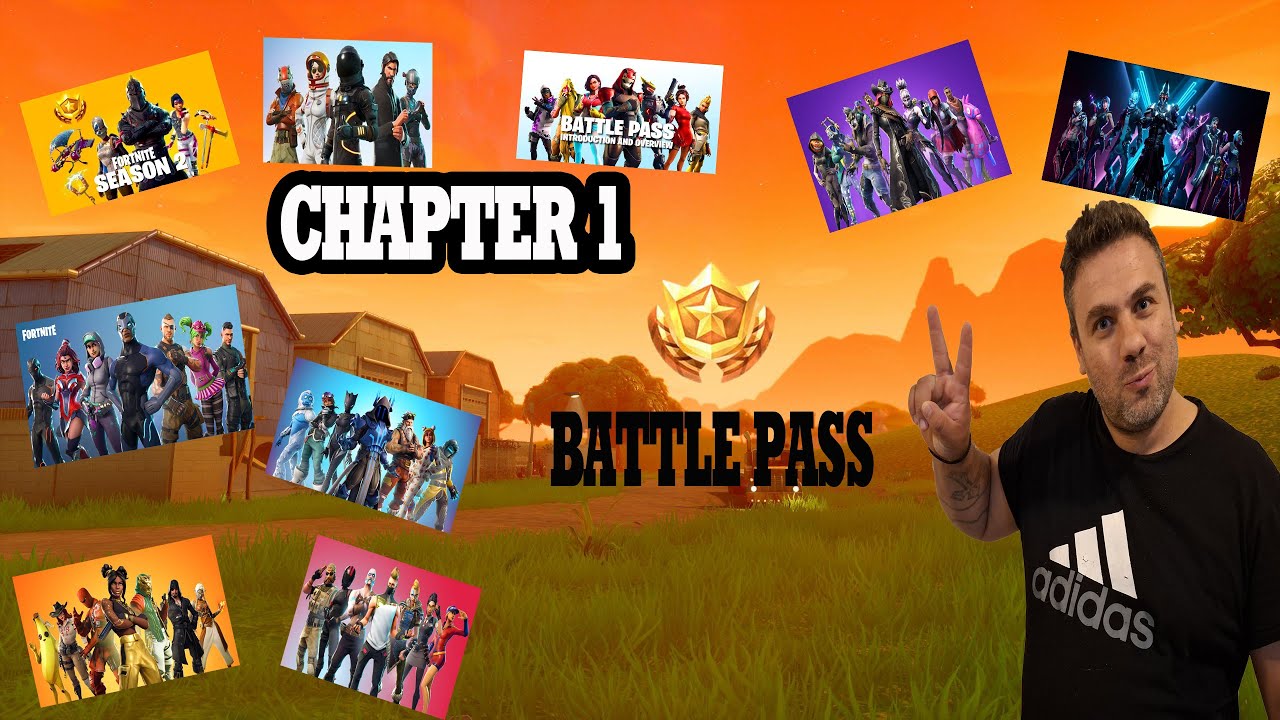 ΒΑΘΜΟΛΟΓΩ ΤΑ SKINS ΑΠΟ BATTLE PASS ΤΟΥ CHAPTER 1|FORTNITE - YouTube