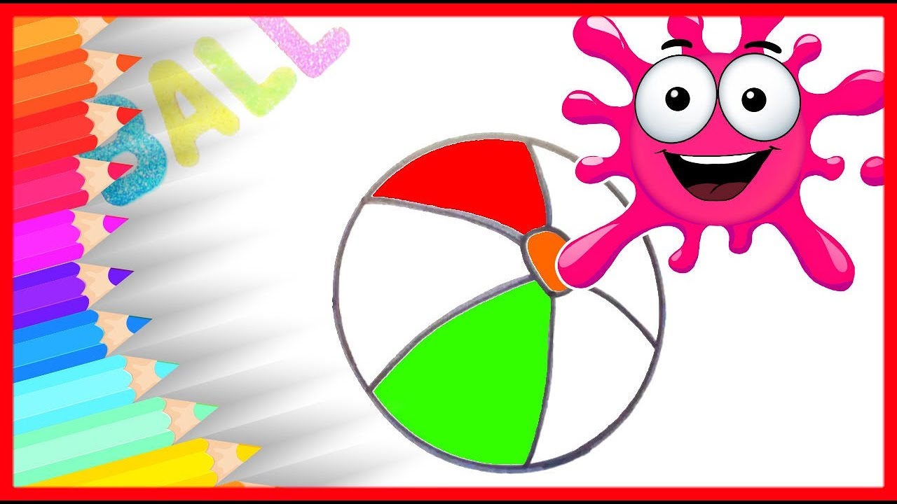 HOW TO DRAW colorful bright ball 🔴 Fun Rainbow - YouTube