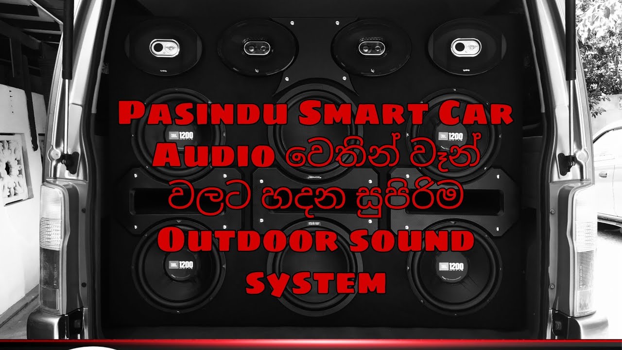 Caravan E25 Van එකකට ලංකාවේ ප්‍රතම වරට හැදුව සුපිරම outdoor Sound ...