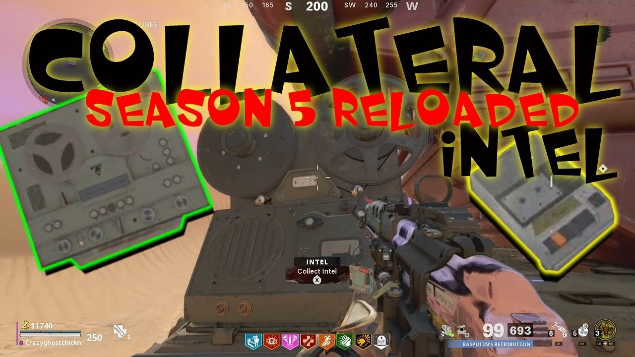 COLLATERAL SEASON 5 RELOADED INTEL OUTBREAK COLD WAR ZOMBIES SEASON 5 ...