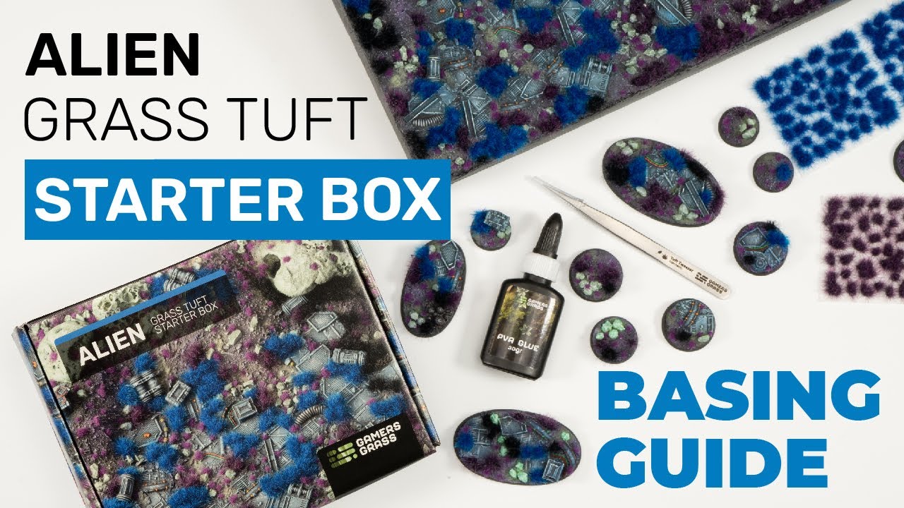 Basing Guide: Alien Grass Tuft Starter Box - YouTube