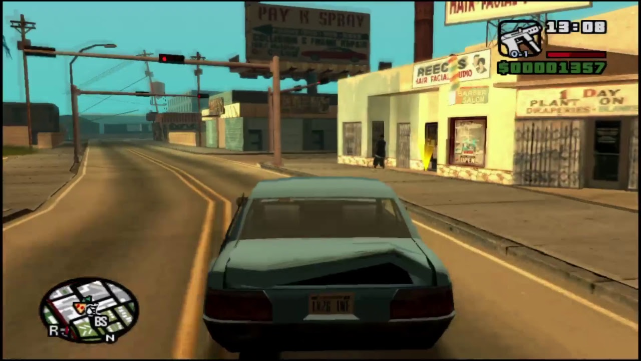 GTA San Andreas PS4 PRO walkthrough Gameplay part 2 - YouTube