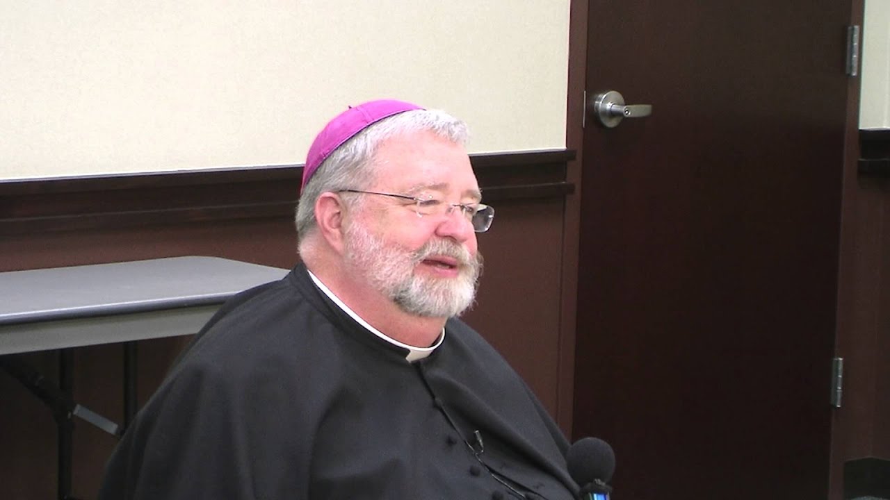 Bishop Daniel R. Jenky, CSC - press conference new Pope - YouTube