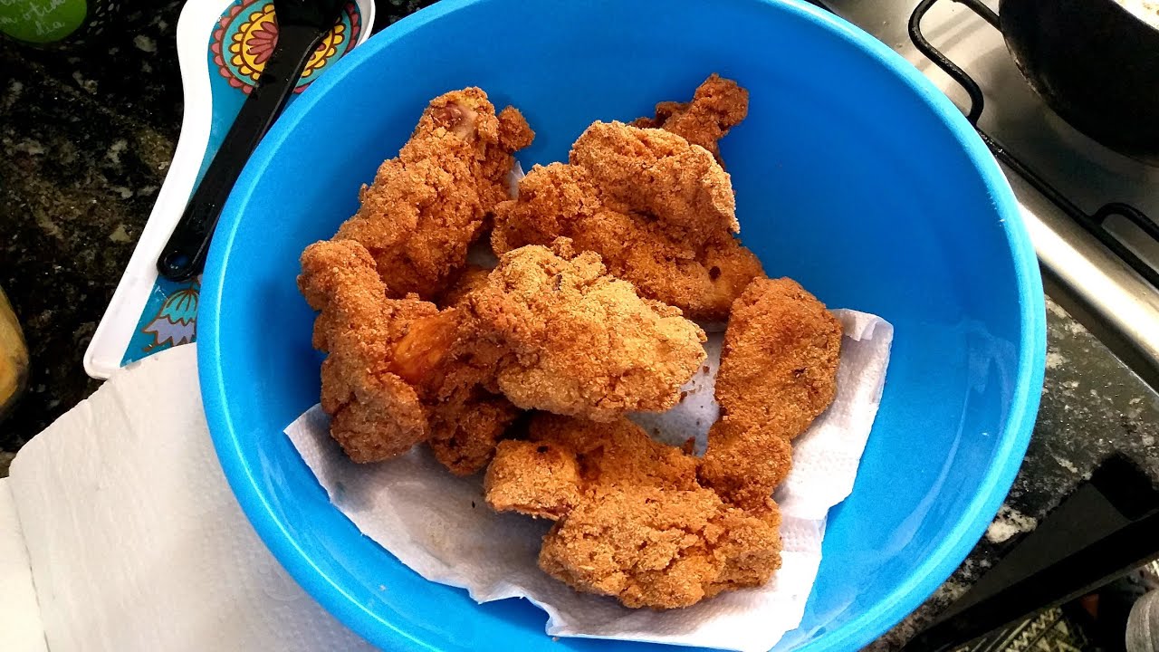 Frango Frito Crocante e Sequinho (estilo KFC) : Aprenda a fazer !!!🍗 ...