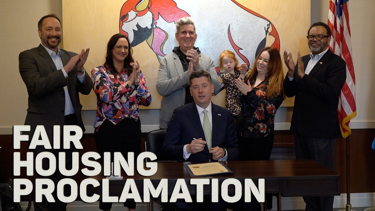 Fair Housing Proclamation - YouTube