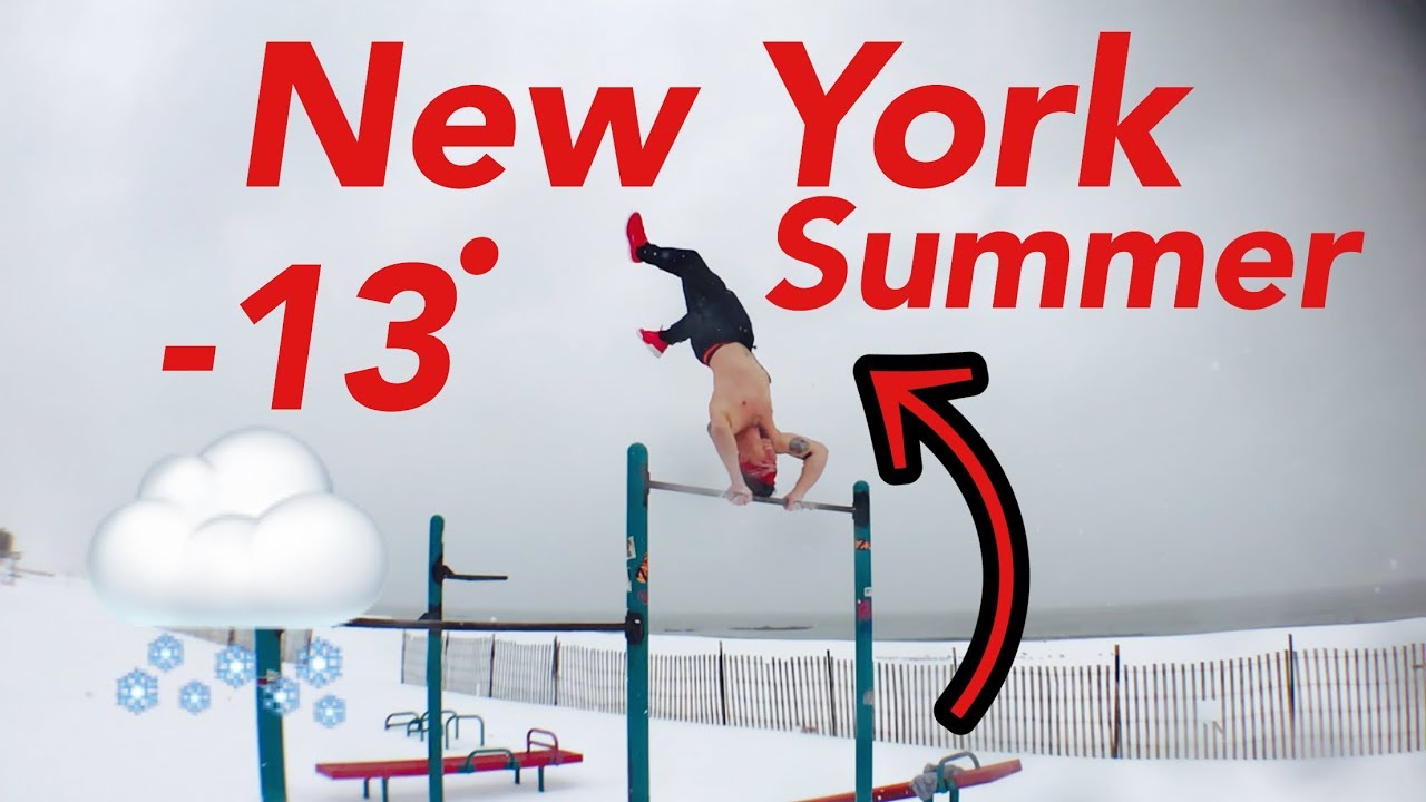 SNOW STORM WORKOUT CALISTHENICS NYC - YouTube