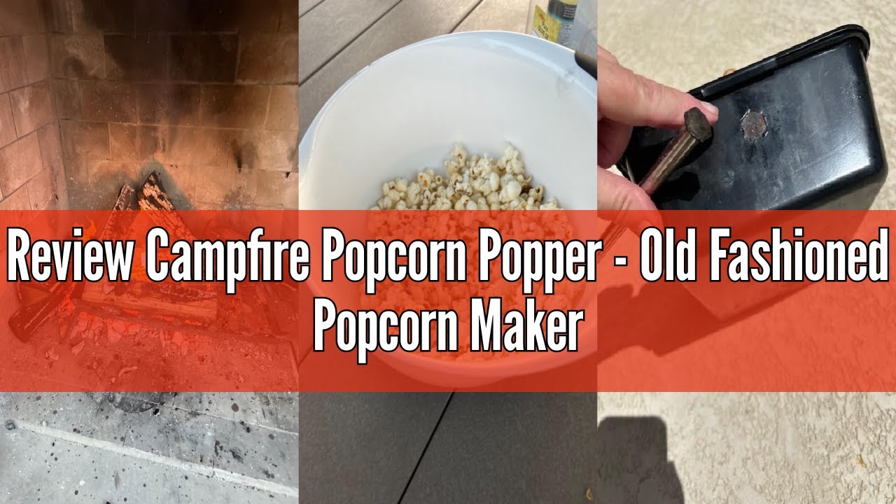 Review Campfire Popcorn Popper - Old Fashioned Popcorn Maker with ...
