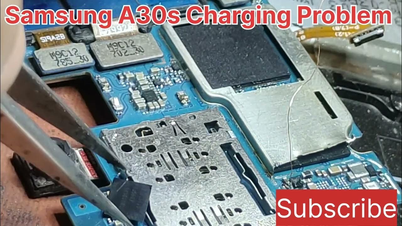 Samsung A30s Charging Problem Solutions, Samsung A30s charging logo ,not charging - YouTube
