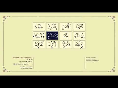Kuran Öğreniyorum 28 - Med (Uzatma) İşarareti (Fatih Çollak)
