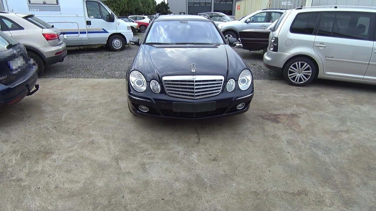 Ремонт бампера и покраска фонарей Mercedes W 211 - YouTube