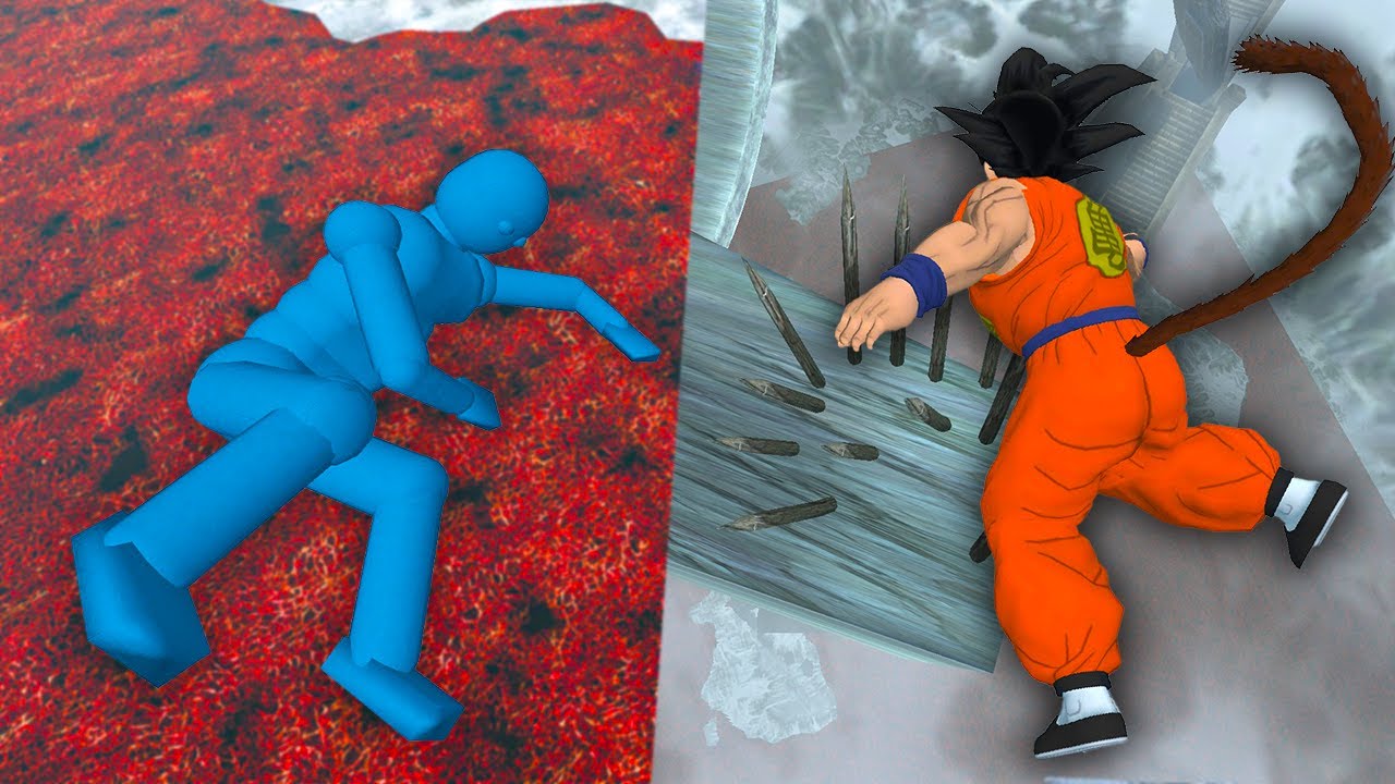 Epic Superhero Ragdoll Physics & Overgrowth Falls Euphoria Engine Chaos ...