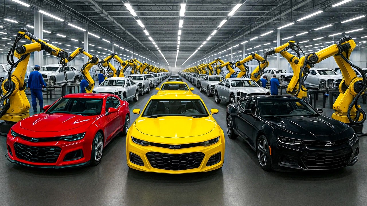 How Chevrolet Camaro Is Made In Factory - YouTube