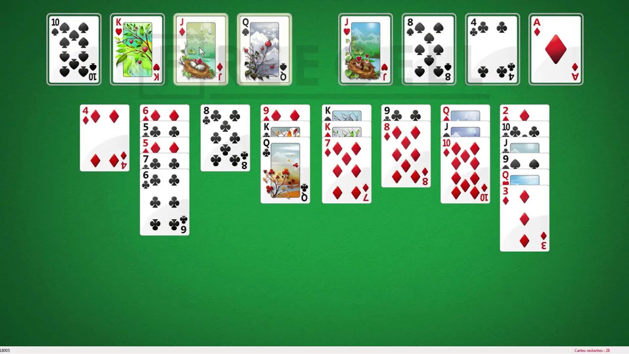 Solution to freecell game #18005 in HD - YouTube