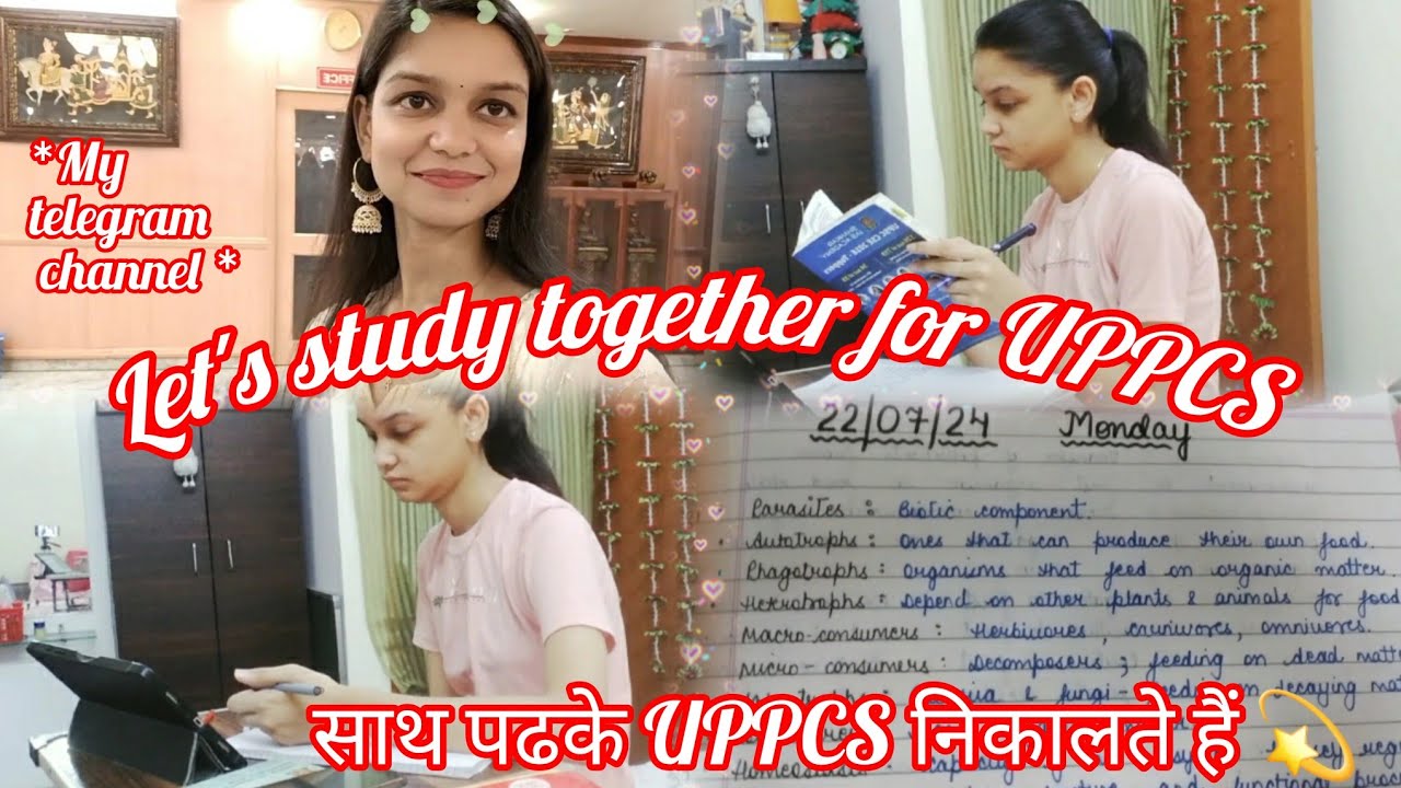 LET'S STUDY TOGETHER | MY TELEGRAM CHANNEL FOR NOTES | #upsc #uppcs # ...