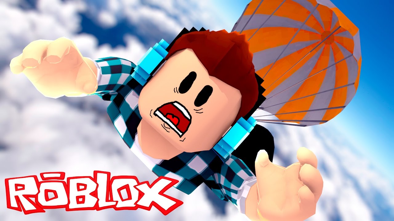 Roblox - PULEI DE PARAQUEDAS !! - YouTube