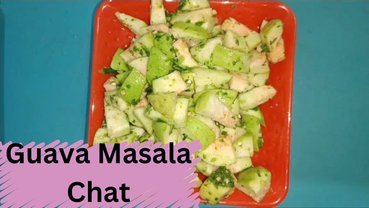 Guava masala chat |Guava spicy chat|Guavachat|Guava yummy 😋😋 - YouTube