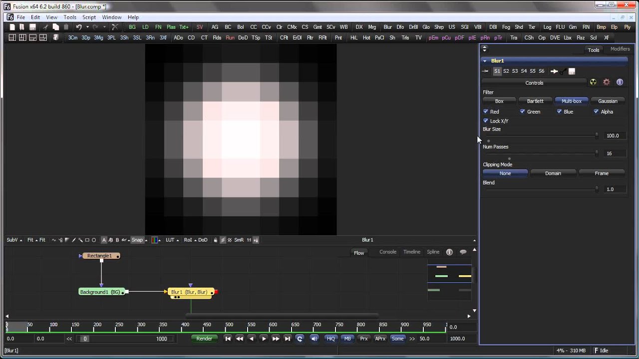 eyeon Fusion - Blur ToolTorial - YouTube