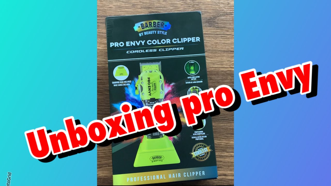 Pro envy color clipper unboxing - YouTube