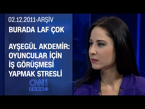 Ayşegül Akdemir: Yılmaz Erdoğan en yakın hocam - Burada Laf Çok - 02.12.2011