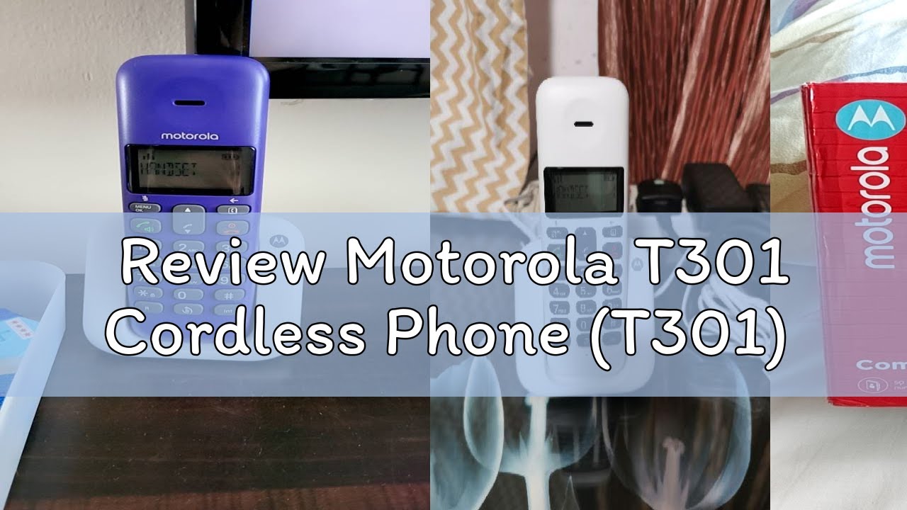 Review Motorola T301 Cordless Phone (T301) - YouTube