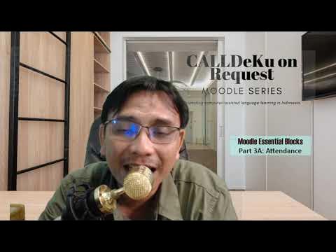 Moodle Essential Blocks Part 3A: Attendance - YouTube