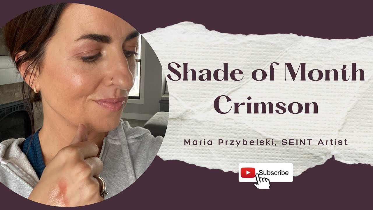 Using the Shade of the Month - Crimson - YouTube