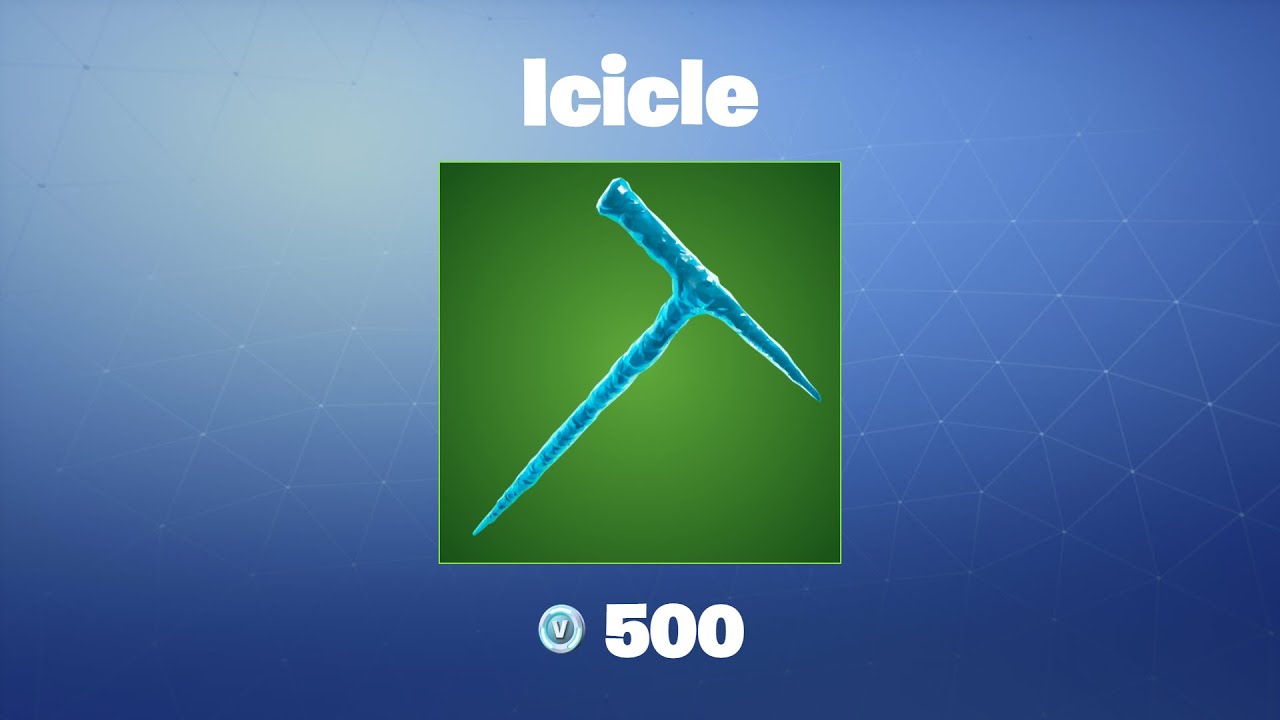 Icicle | Fortnite Pickaxe - YouTube