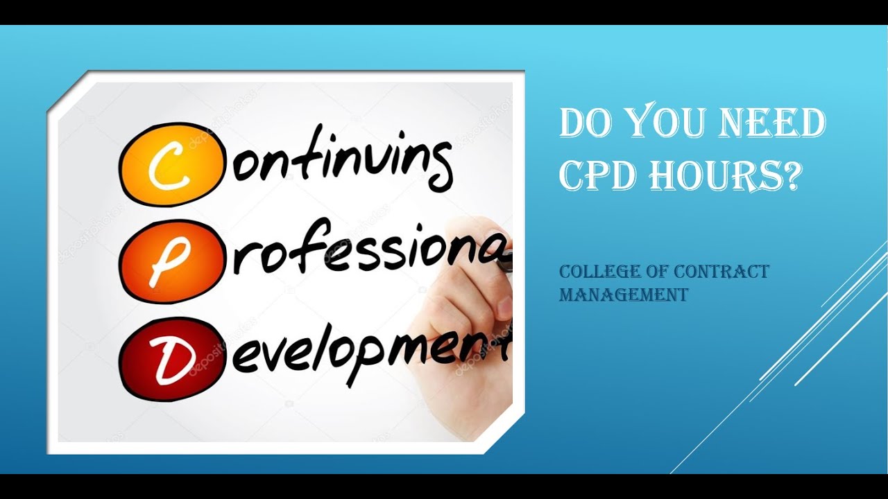 Why do u need CPD Hours ? - YouTube