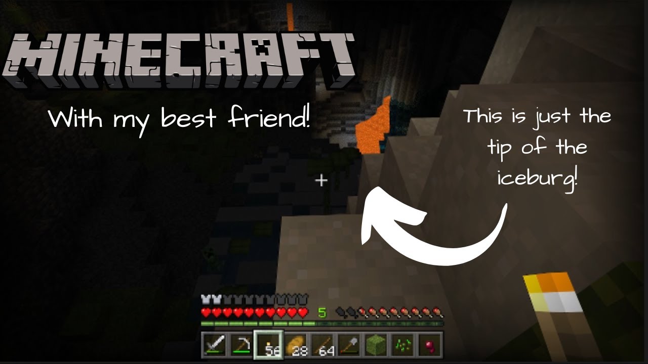 Minecraft With My Best Friend Ep 2 // Joey being chaotic in a cavern - YouTube