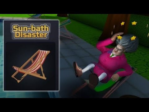 scary teacher 3d sunbath disaster - YouTube