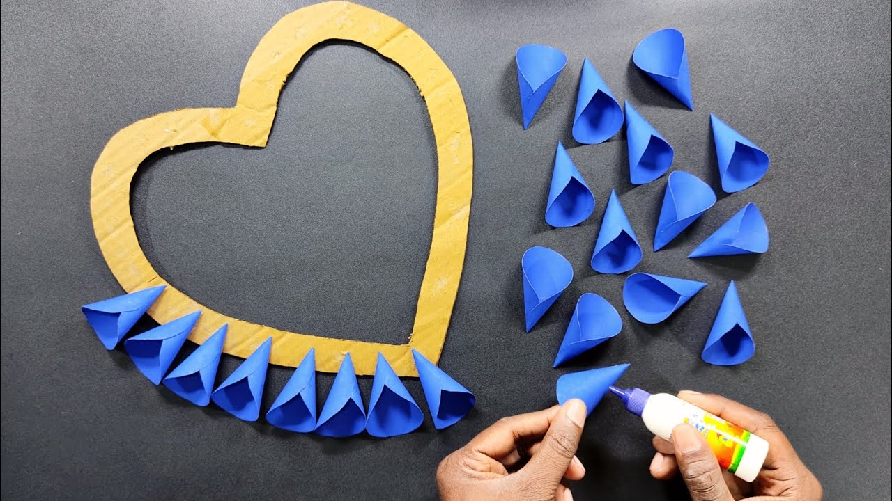 Paper Craft For Home Decoration - Wall Hanging Crafts Ideas - Paper ...