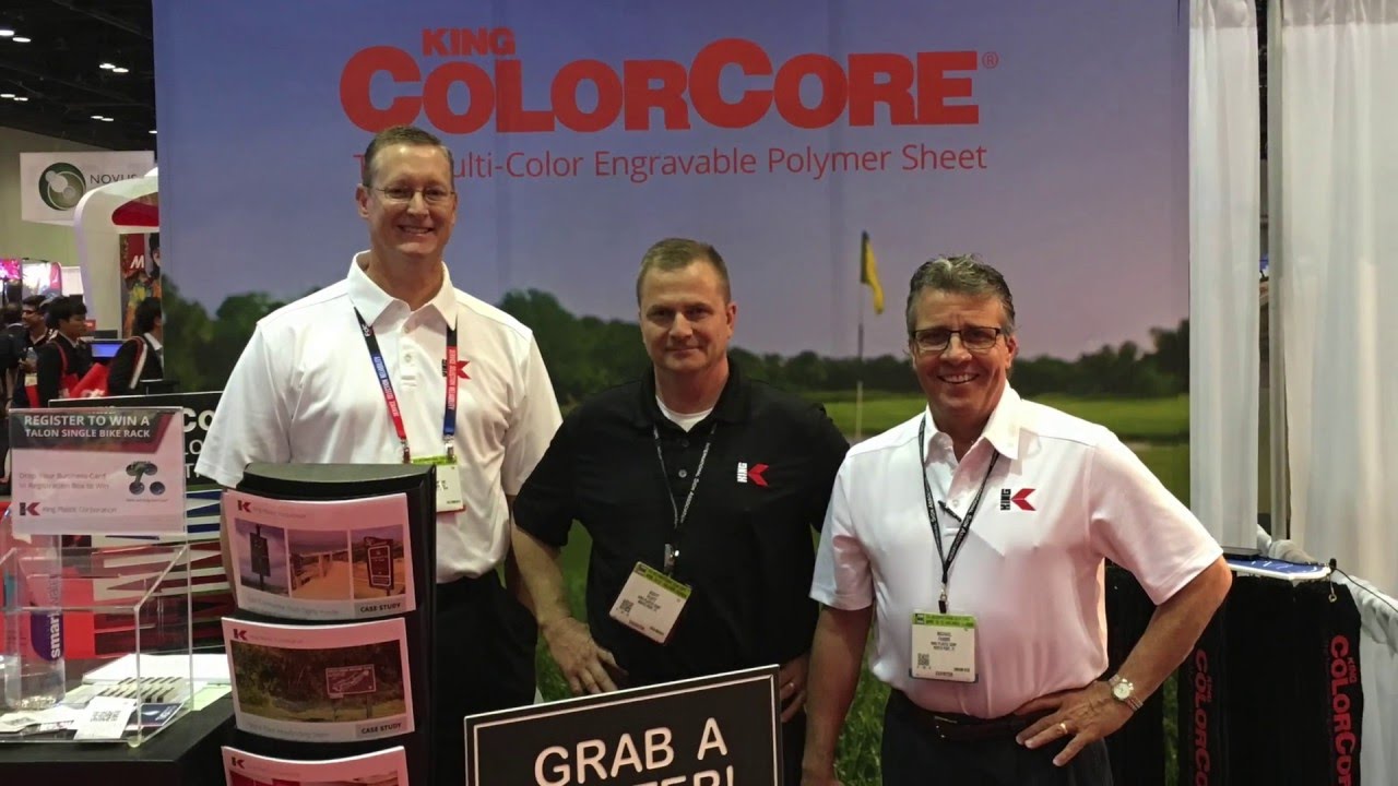 King Plastic Featured King ColorCore® at ISA Sign Expo - YouTube
