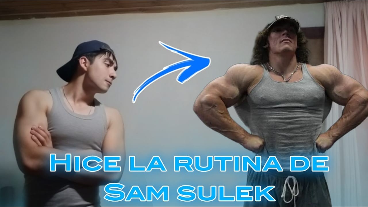 Hice la brutal rutina de Sam Sulek! - YouTube